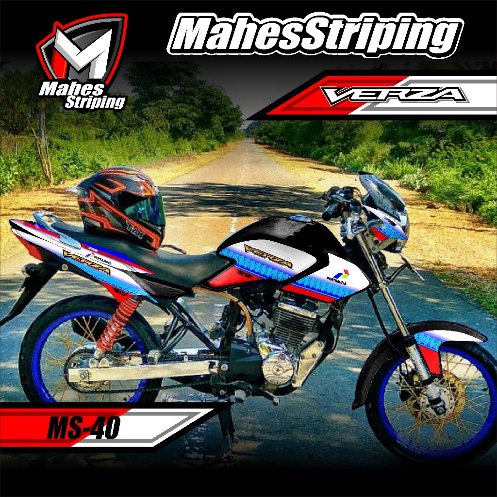 Jual Stiker Striping Lis Variasi Verza Desain Grafis MS 40 Mandalika ...