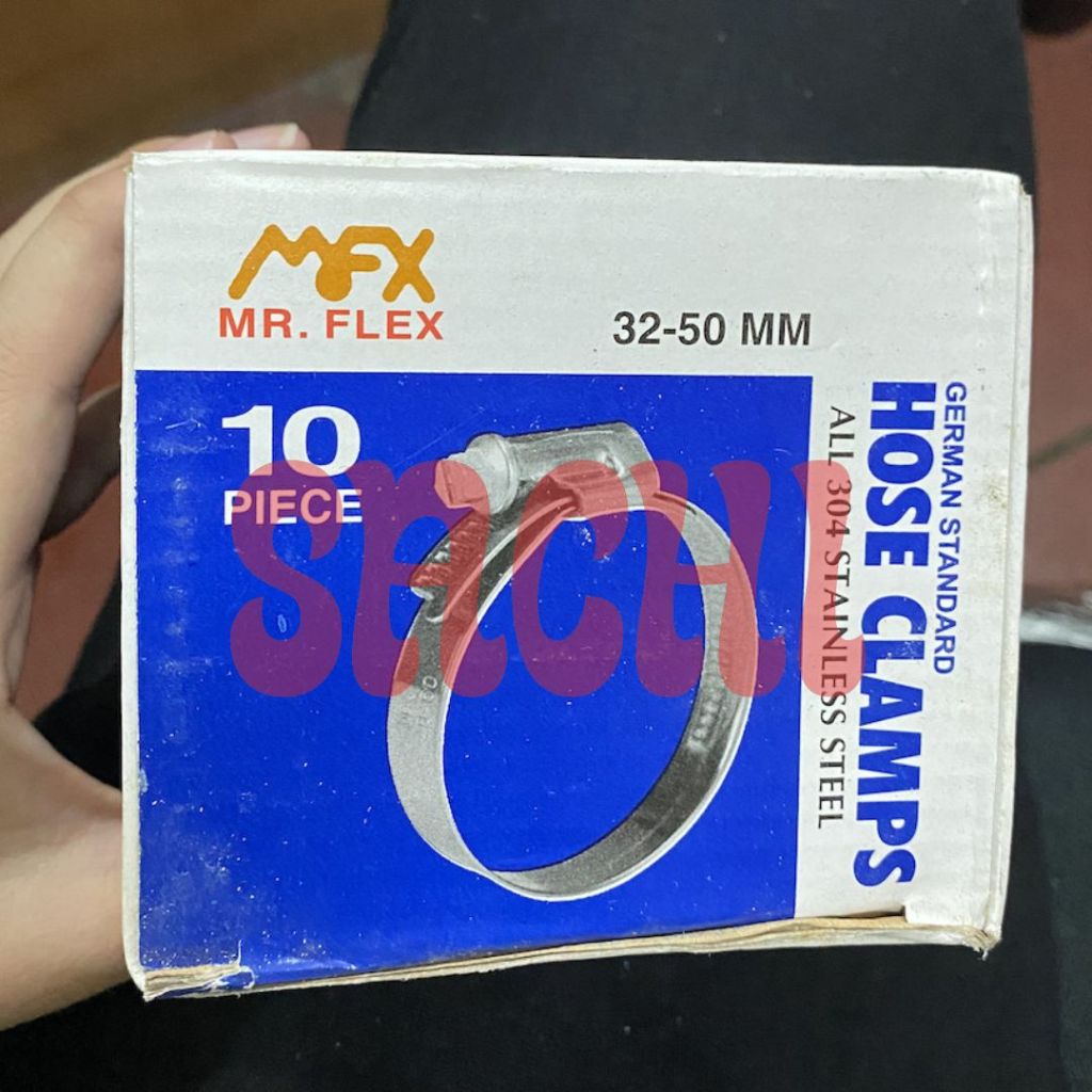 Jual (32-50mm) Mr Flex Stainless Steel 304 Hose Clamps 32-50mm | Shopee ...