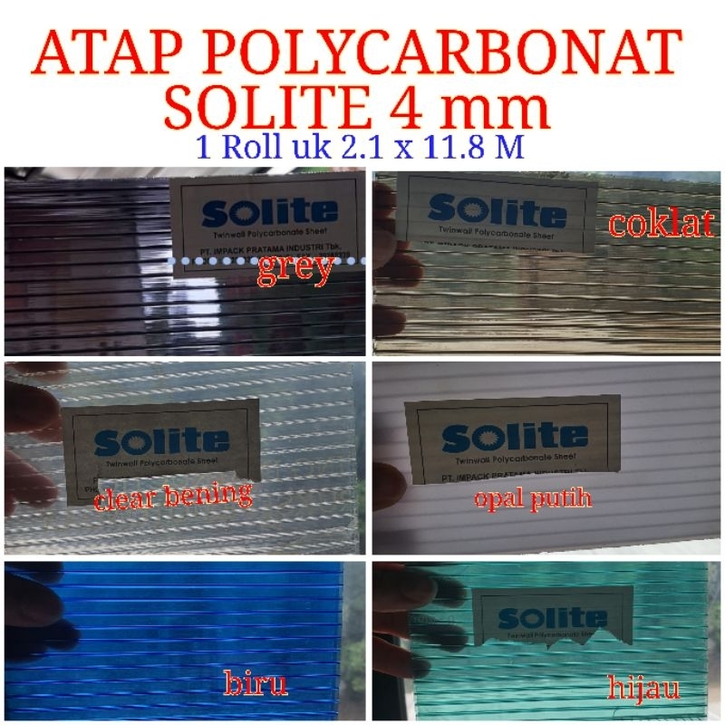 Jual Atap Polycarbonate 4mm Solite | Shopee Indonesia