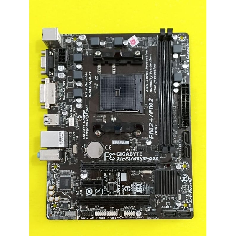 Jual Gigabyte A68 Motherboard socket fm2+ | Shopee Indonesia