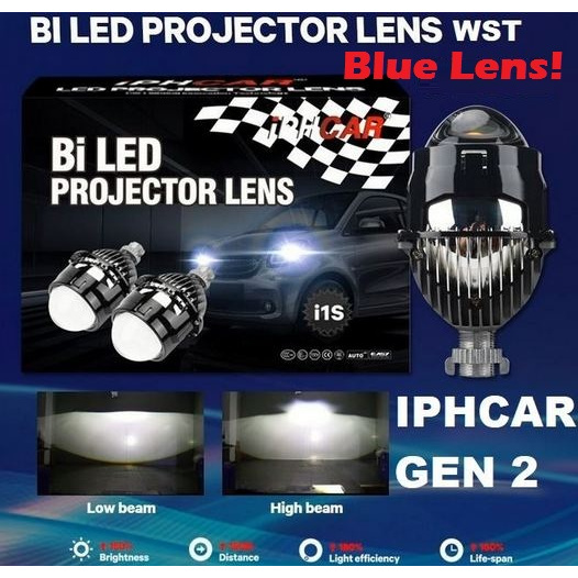 Jual BILED IPHCAR WST 2.5 inch projector head lamp bi led utama light sepeda motor mobil proji 2 ...