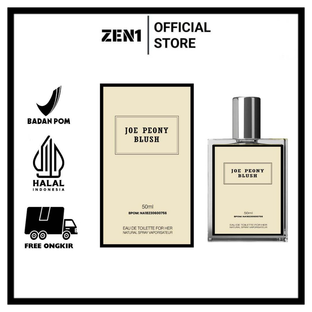 Jual ZEN1 - [BPOM] PARFUM JOE PEONY BLUSH 50ML PREMIUM / PARFUM JOE ...