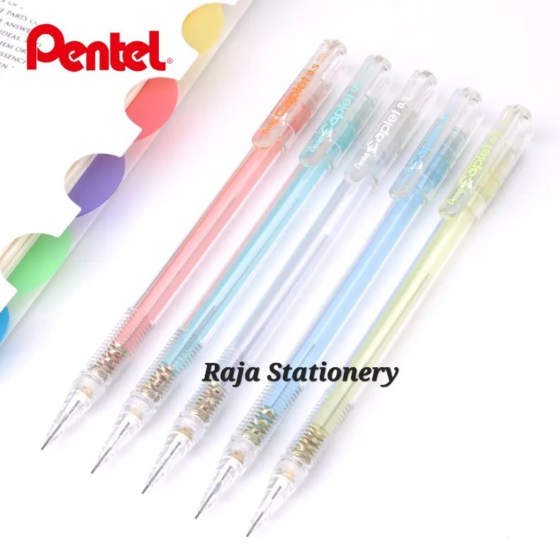 Jual Pentel Caplet Mechanical Pencil 0.5 / Pensil Mekanik Caplet Pentel ...
