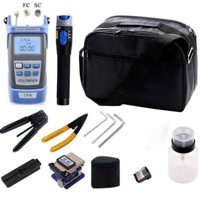Jual Fiber Optic FTTH Tool Kit With OPM Set Toolkit Tool Set FO Set ...
