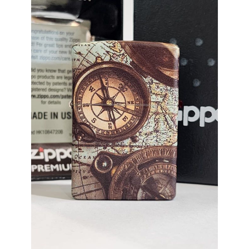 Jual Zippo Original Compass Design 540 color 4 sisi 49916 | Shopee Indonesia