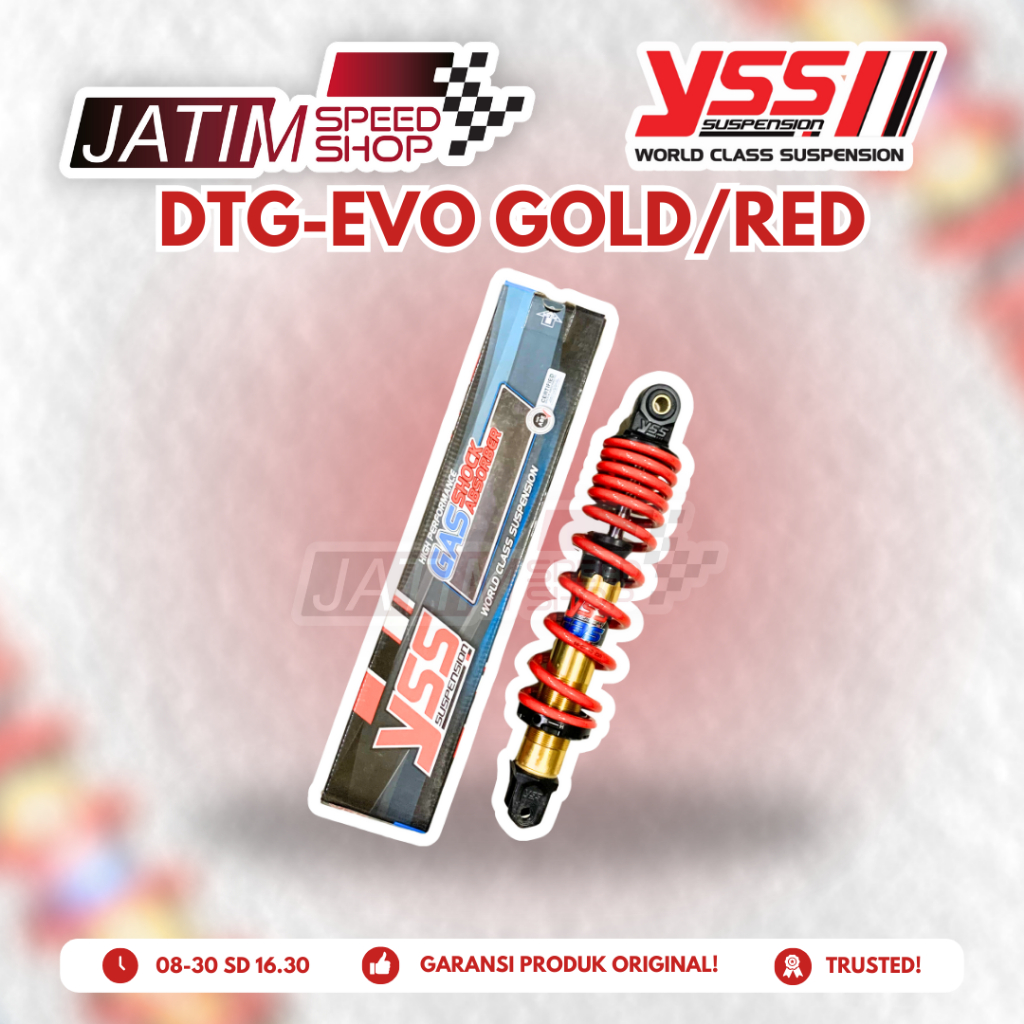 Jual YSS SHOCKBREAKER DTG EVO HYBRID GOLD-RED 310MM 330MM | Shopee ...