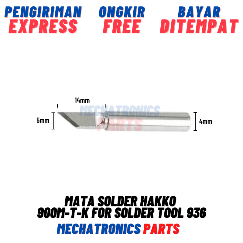 Jual Mata Solder Hakko 900M-T-0.8/2C/K/ for Solder Tool 936 Solder Japan Ori | Shopee Indonesia