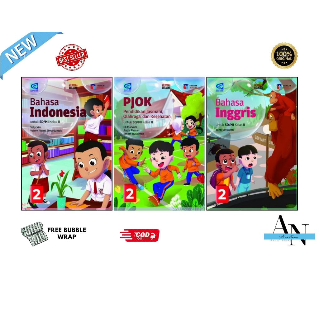 Jual BUKU PAKET KELAS 2 SD/MIKURIKULUM MERDEKA - GRAFINDO | Shopee Indonesia