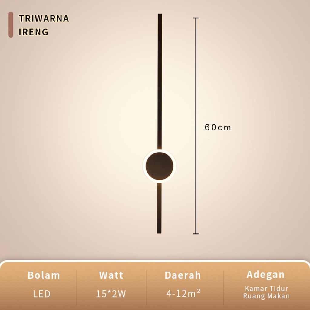Jual Lampu Dinding Panjang Minimalis Lampu Dinding Latar Belakang Ruang ...