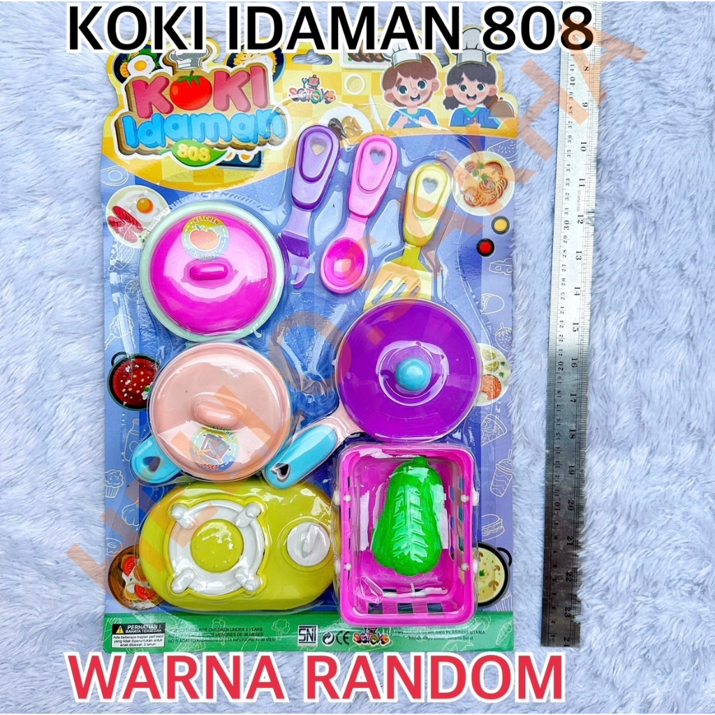 Jual MAINAN KOKI IDAMAN 808 MASAK MASAKAN SET MIKA KARTON DAPUR KITCHEN ...