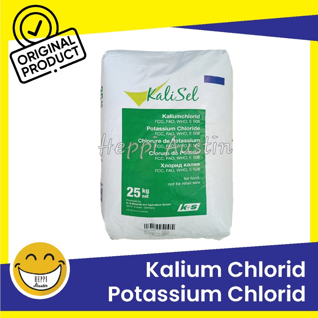 Jual KCL Kalium Klorida Potassium Chloride Jerman 1KG | Shopee Indonesia