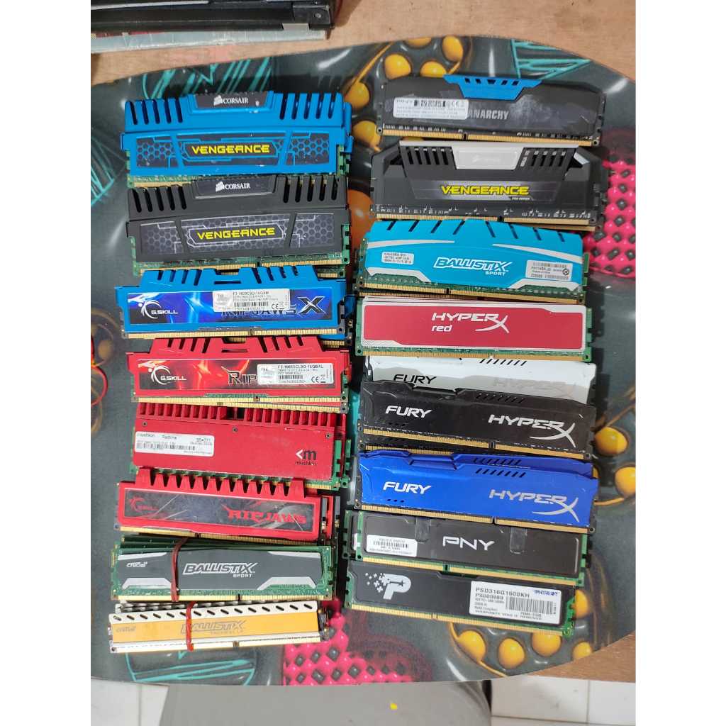 Jual Memory Longdimm Gaming.. 8gb DDR3 ddr3L (1 KEPING) corsair ballistix Ripjaws HyperX ...