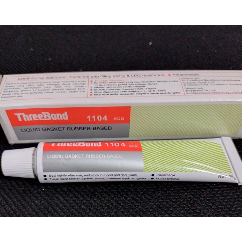 Jual Lem Gasket Packing merk THREEBOND 1104 25gr / 25 gr | Shopee Indonesia