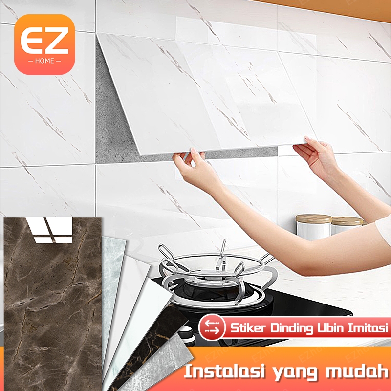 Jual Wallpaper Dinding Vinyl Marble 60*30CM PVC Stiker Dinding Lantai ...