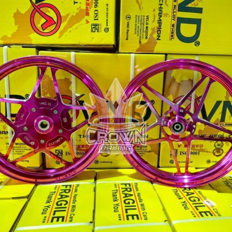 Jual Velg VND Vspeed V Speed V-Speed Bintang V1 Gen 1 Ring 14 Beat / Scoopy / Genio / Spacy ...