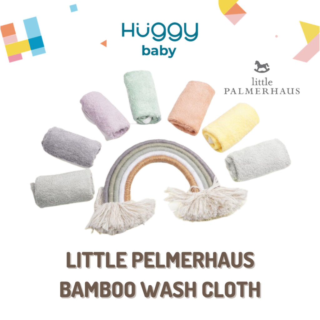 Jual Little Palmerhaus BAMBOO WASHCLOTH Sapu Tangan Bayi Wash Lap ISI 4 ...