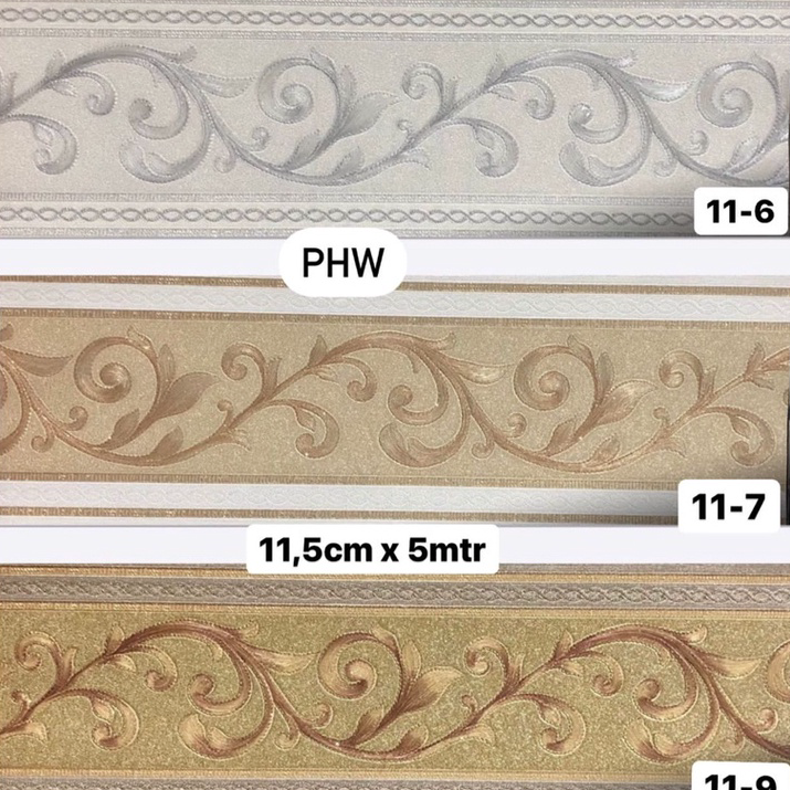 Jual 11.11 STOK READY Wallpaper Dinding Border List Klasik Ukiran Gold ...