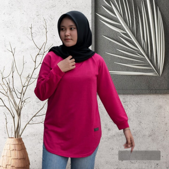 Jual ATASAN KAOS POLOS LENGAN PANJANG MODEL BAWAH OVAL / KAOS LENGAN ... Jual ATASAN KAOS POLOS LENGAN PANJANG MODEL BAWAH OVAL / KAOS LENGAN ...