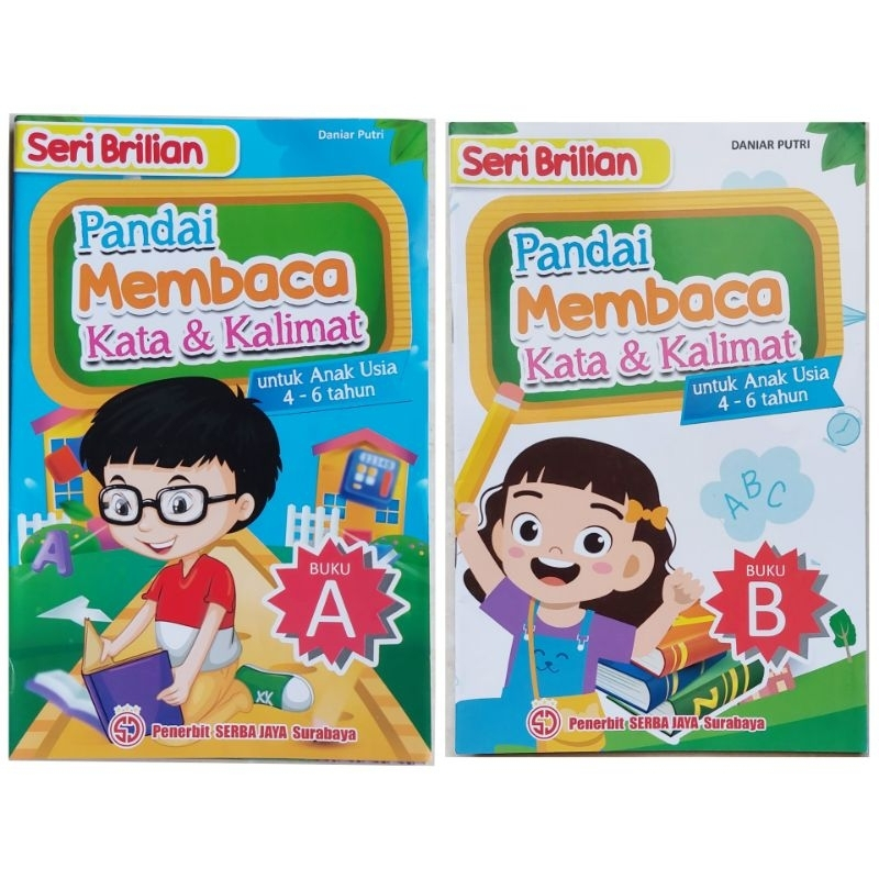 Jual Brilian Pandai Membaca Kata & Kalimat / Buku Pendidikan Belajar ...