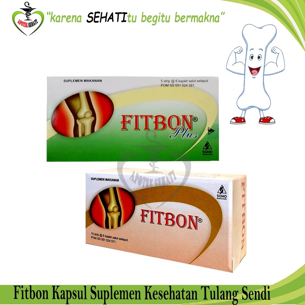 Jual Per box Fitbon Kapsul Suplemen Kesehatan Vitamin Tulang dan Sendi ...