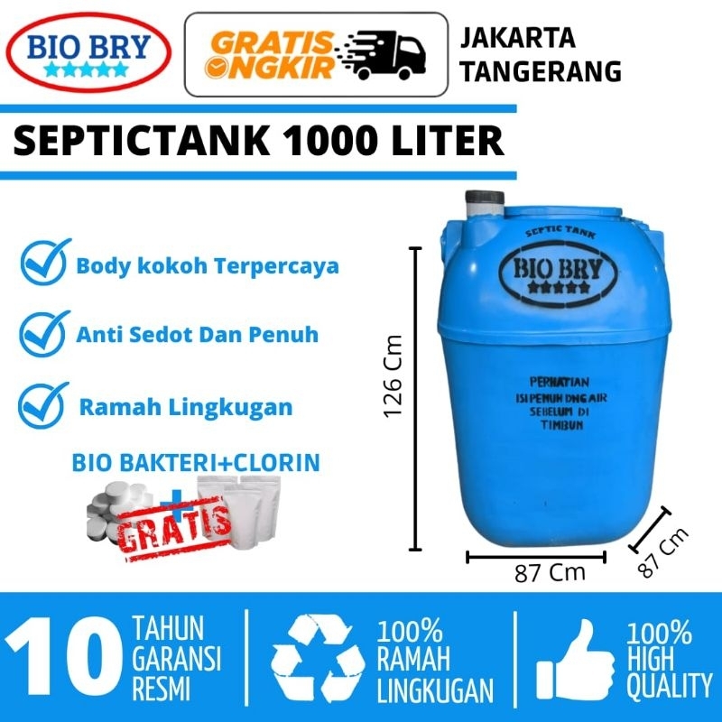 Jual septic,tank,1000liter,biotech,biobry,biofill,biotank | Shopee ...