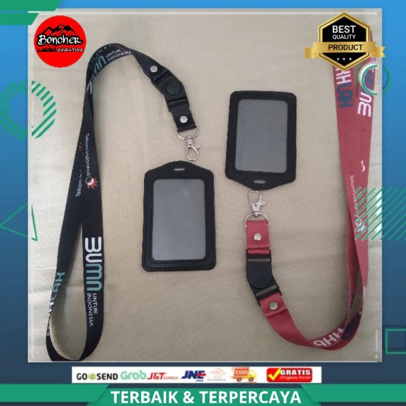Jual Tali ID Card BUMN TELKOM INDONESIA Lanyard Printing | Shopee Indonesia