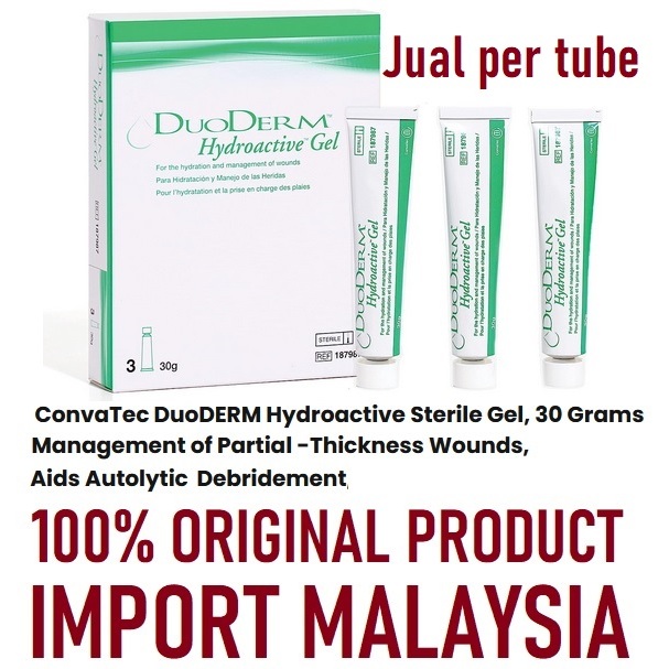 Jual 1 Tube 30gr Convatec Duoderm Hydroactive Gel 30g Steril Luka ...