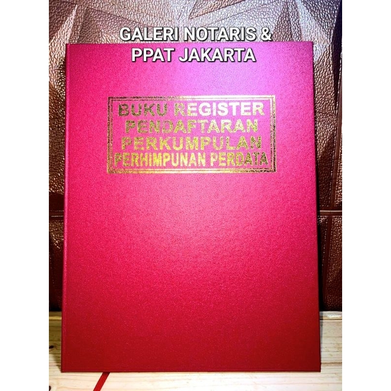 Jual Buku Register Pendaftaran Perkumpulan Perhimpunan Perdata Buku ...
