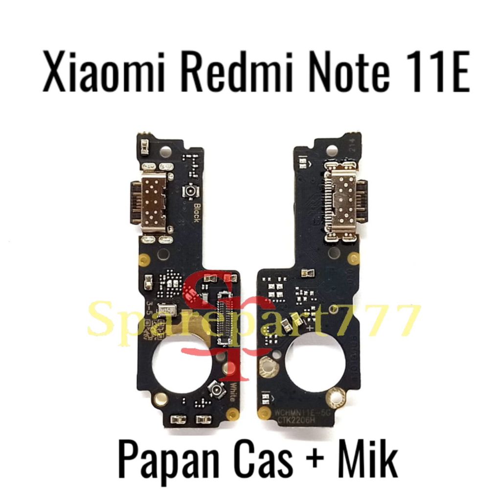Jual Papan PCB Konektor Cas Charger + Mik Xiaomi Redmi Note 11E / 22041219C - Flexible Flexibel ...