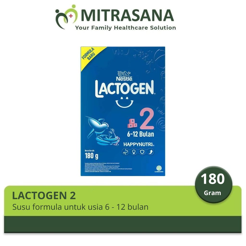 Jual Nestle Lactogen 2 Susu Formula Untuk Usia 6-12 Bulan 180 Gram ...