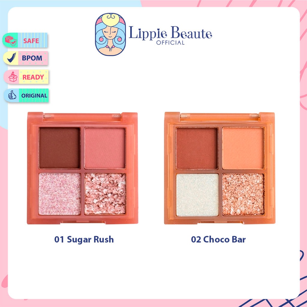 Jual AZARINE - Sweet Treats Eyeshadow | Shopee Indonesia
