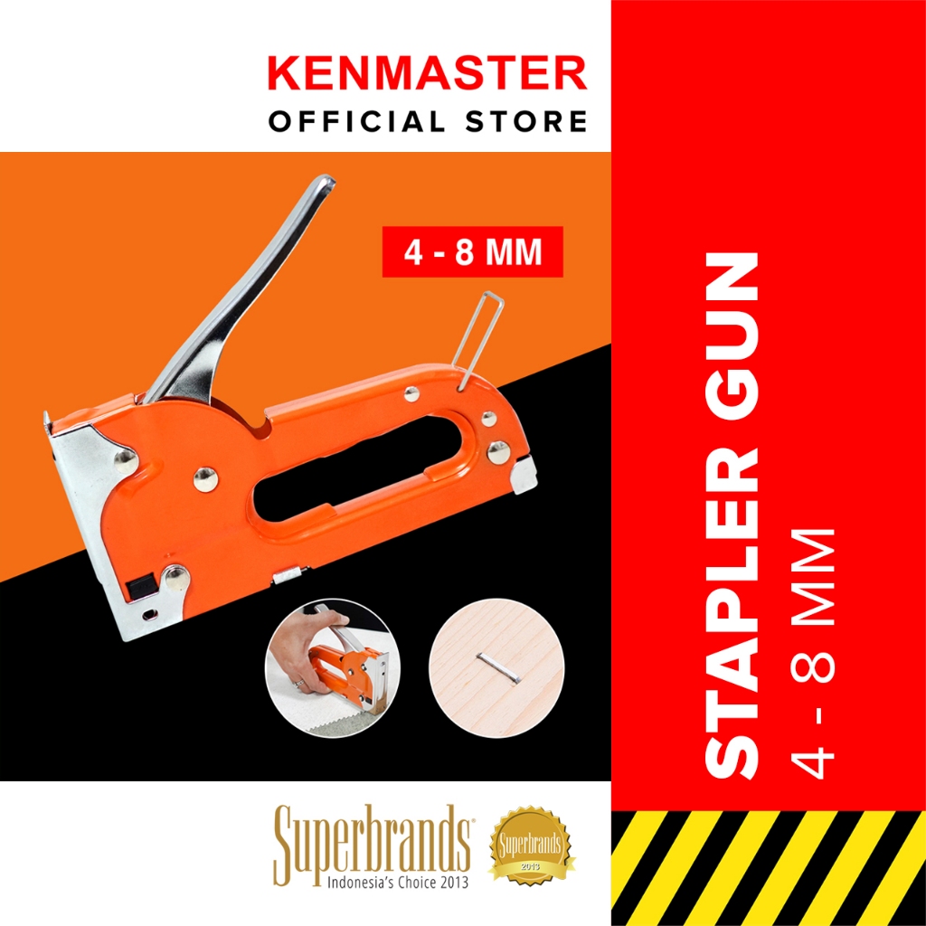Jual Kenmaster Stapler Gun Besi 4-8 MM - STAP003 | Shopee Indonesia