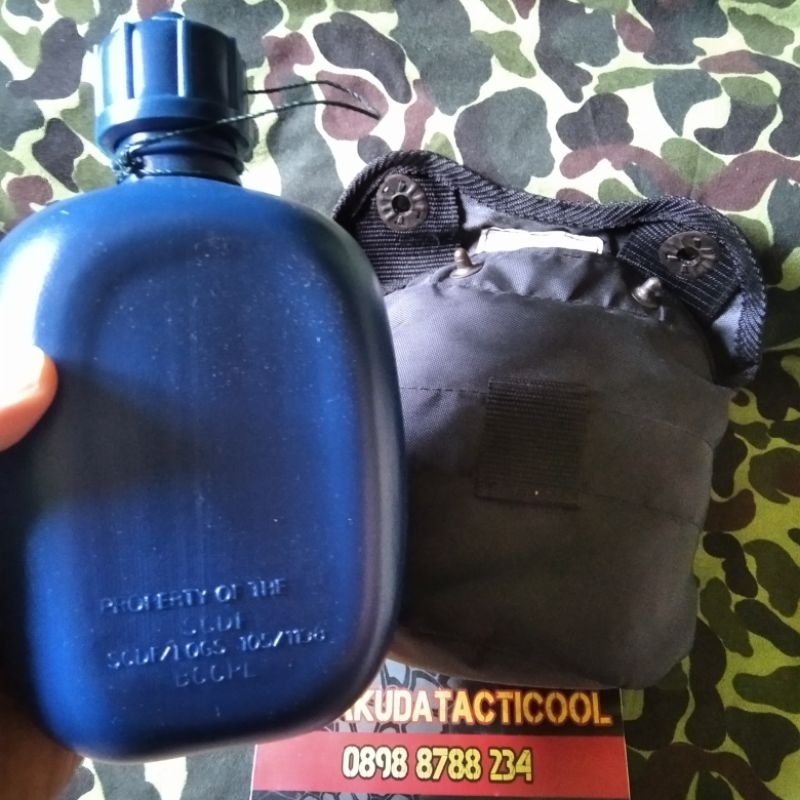 Jual Peples Tentara Botol Minum Militer Water Canteen Biru Koleksi ...