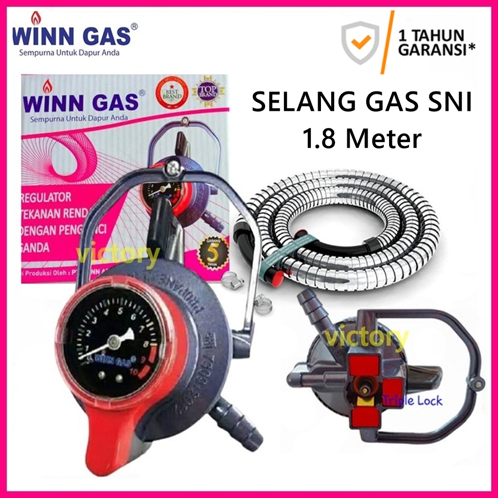 Jual Regulator Winn Gas W900M Regulator Tekanan Rendah (Penguncian ...