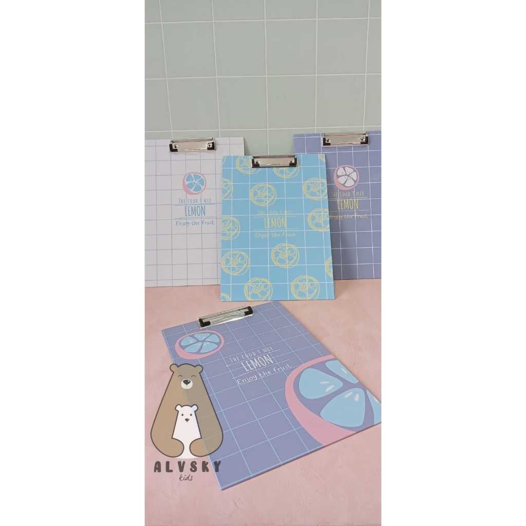 Jual PAPAN JALAN A4 / PAPAN UJIAN / CLIPBOARD PVC A4 WITH COVER ...