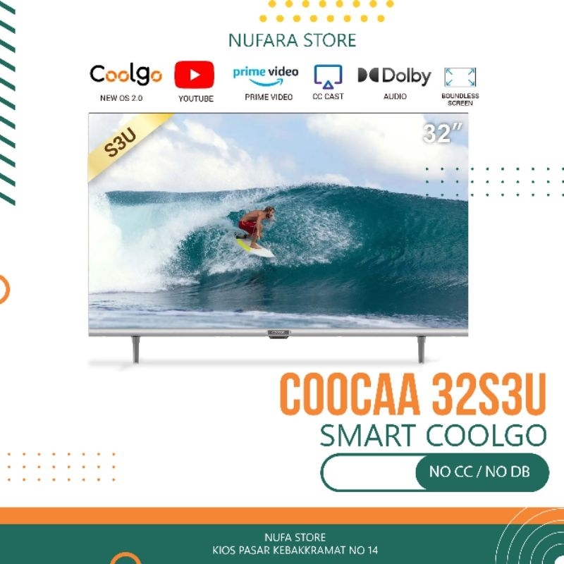 Jual Coocaa Smart TV 32S3U 32 inch | Shopee Indonesia