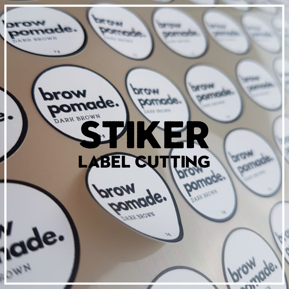 Jual Stiker Label Cutting Kromo/Vinyl/Transparant Custom | Shopee Indonesia