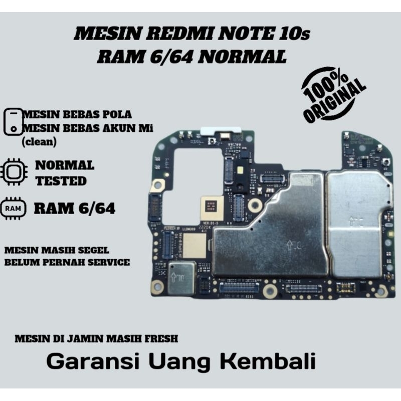 Jual MESIN REDMI NOTE 10s RAM 6/64 NORMAL TINGGAL PAKAI | Shopee Indonesia