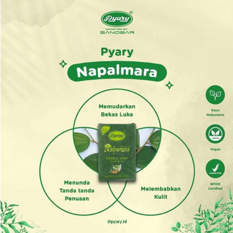 Jual Sabun Arab Pyary Nalpamara dan Turmeric BPOM Original 100% 75gr ...