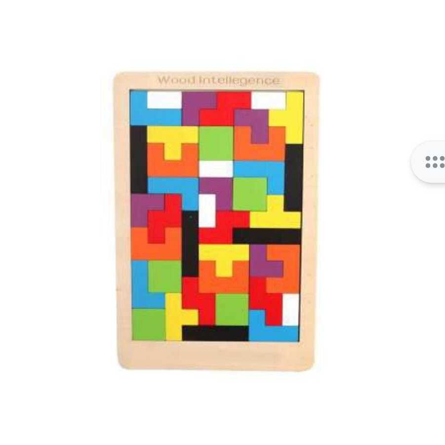 Jual PUZZLE TETRIS KAYU WOOD INTELLIGENCE TANGRAM | Shopee Indonesia