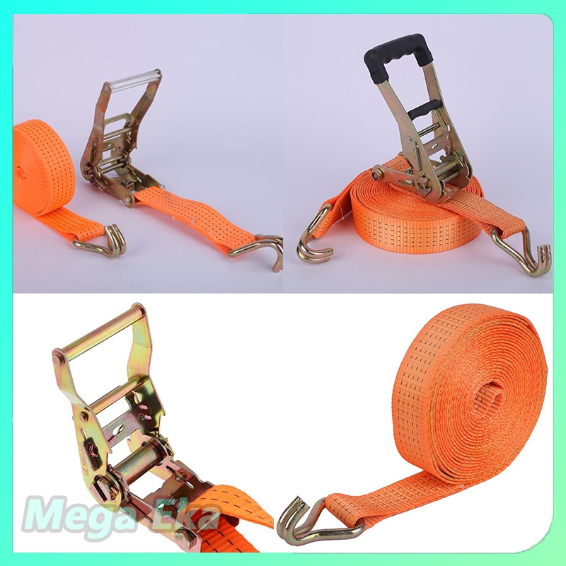 Jual 4cm*8m Tali Kecepatan Ratchet/Tali Ikat Barang Mobil/Cargo Lashing ...