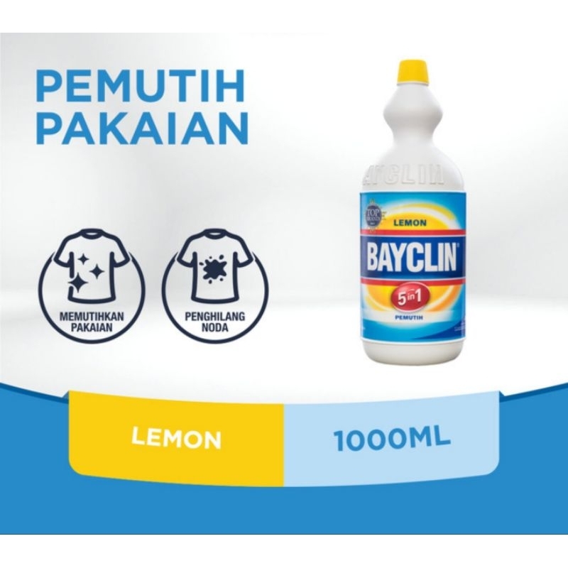 Jual BAYCLIN LEMON PEMUTIH PAKAIAN 1000ML ORIGINAL | Shopee Indonesia Jual BAYCLIN LEMON PEMUTIH PAKAIAN 1000ML ORIGINAL | Shopee Indonesia