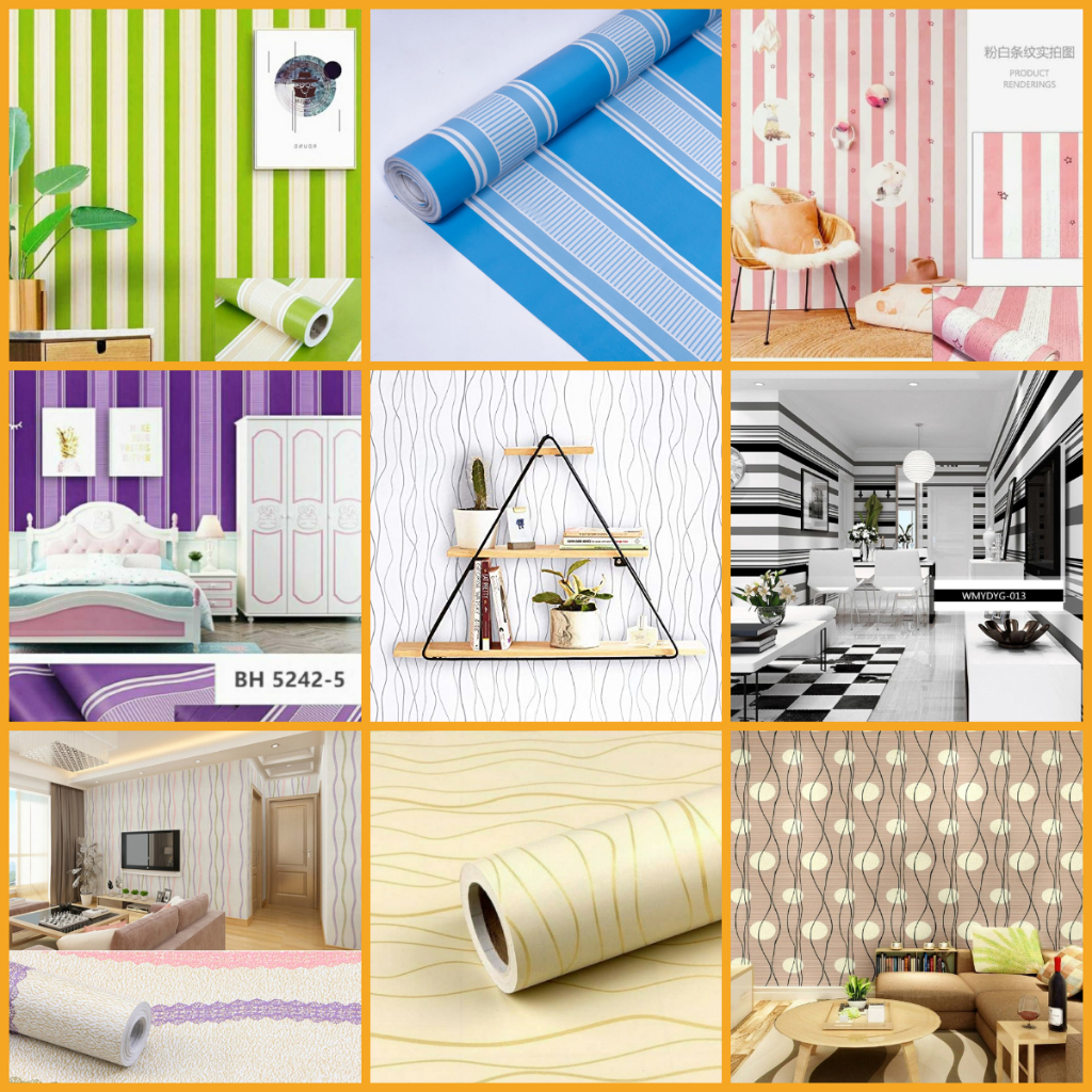 Jual Termurah Wallpaper Sticker Dinding Walpaper Stiker Ruang Tamu Size ...
