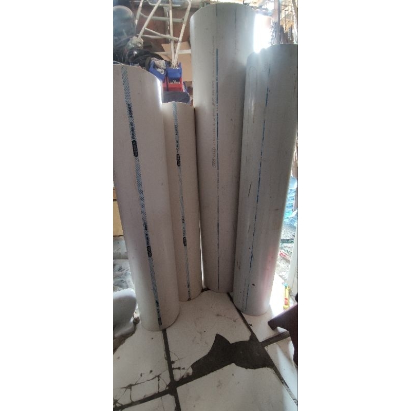 Jual POTONGAN PIPA PARALON PVC MERK RUCIKA/WAVIN AW & D (5"/6"/8" in ...