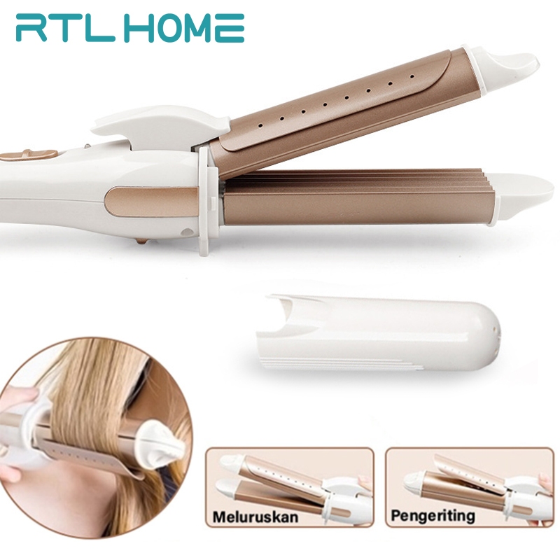 Jual 【3IN1】RTL Catokan Rambut Curly Straight Lurus Dan Keriting ...