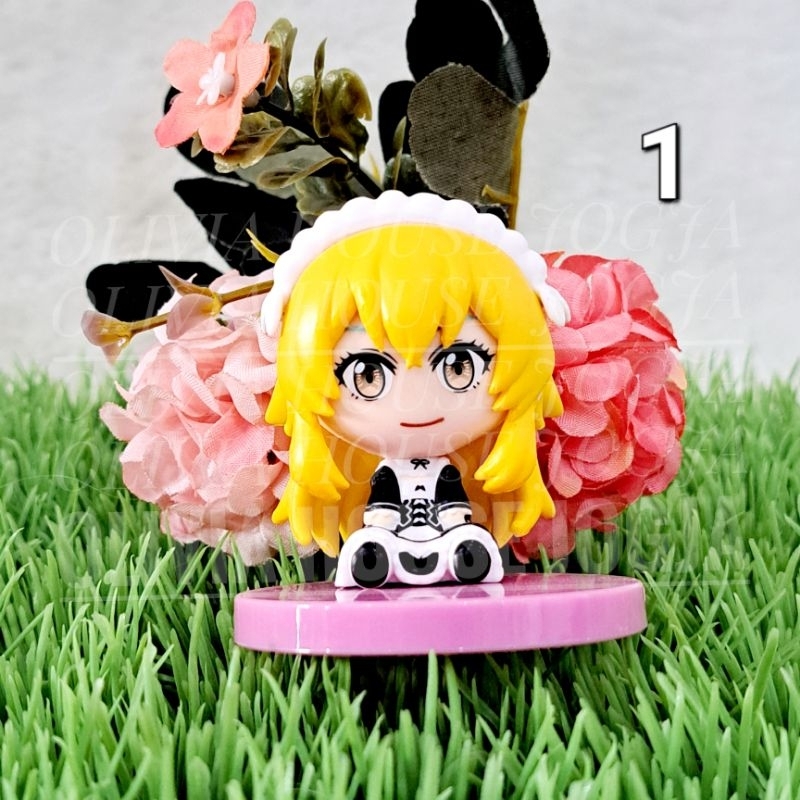 Jual Action Figure Re Zero Anime Girl Cake Topper Satuan Figurin Ram ...