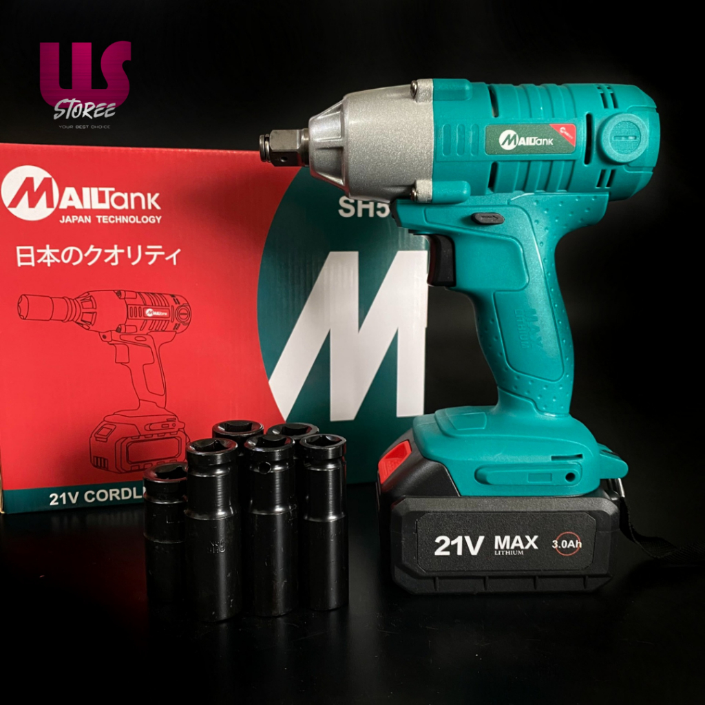 Jual MAILTANK SH53B Mesin Impact Wrench Cordless 21V Bor Buka Pasang Baut Shopee Indonesia