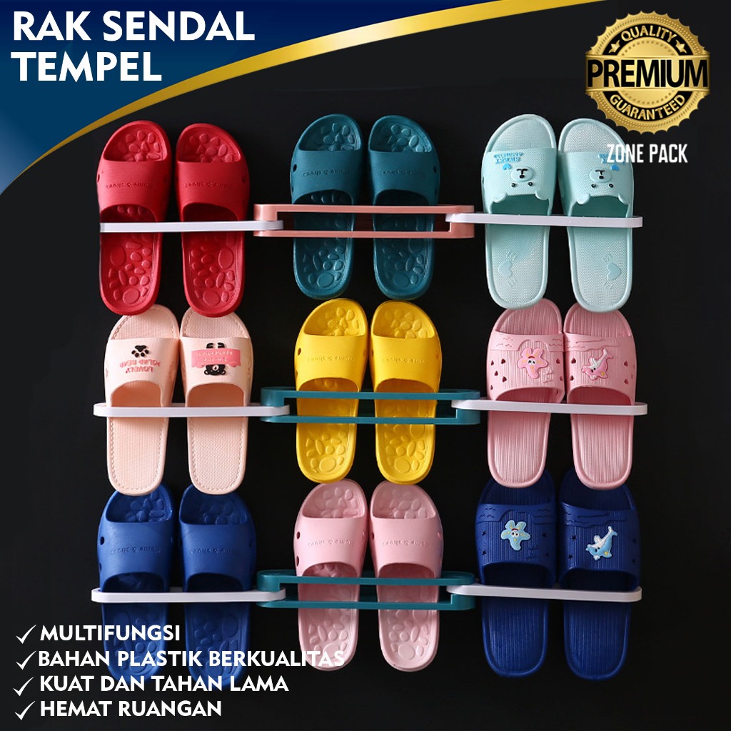 Jual Rak Sendal Dinding Tempel | Rak Sendal Gantung | Rak Holder Tempat ...
