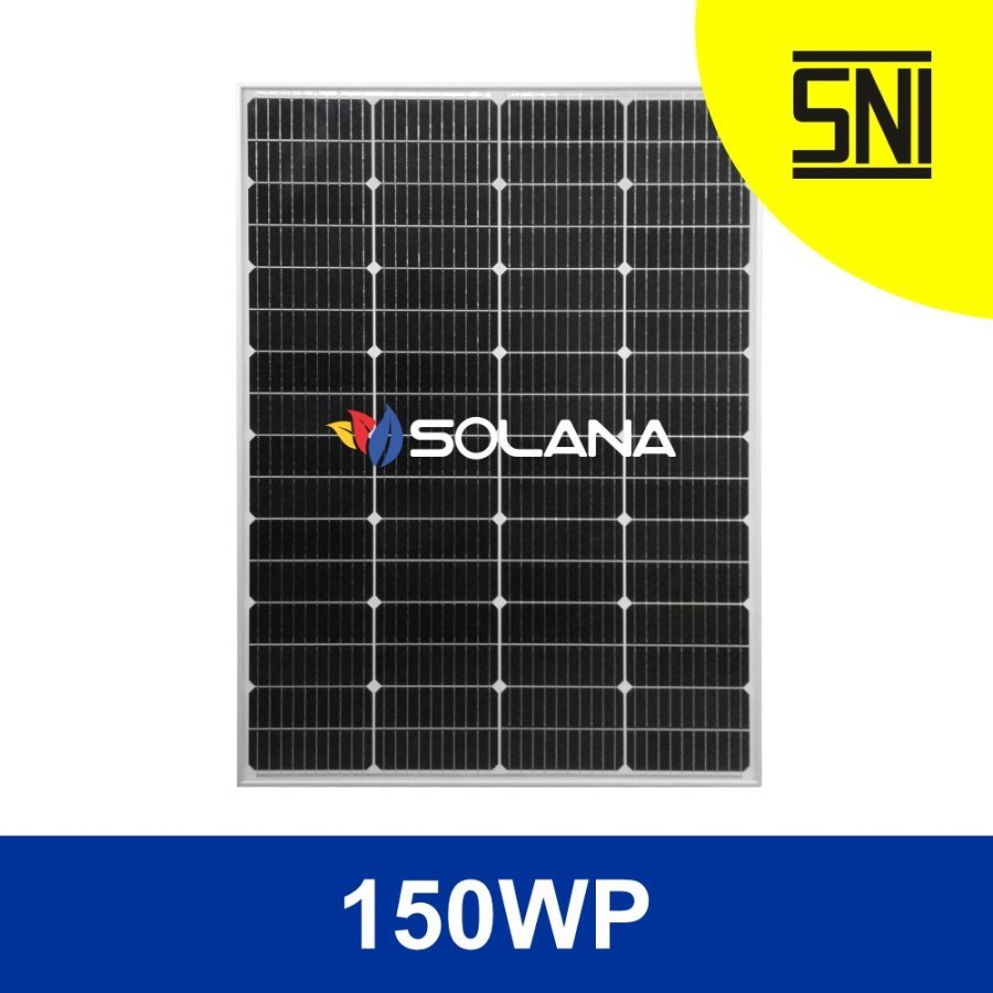 Jual SOLAR PANEL SOLAR CELL PV MODUL P12 150W MONO CRYSTALLINE | Shopee ...