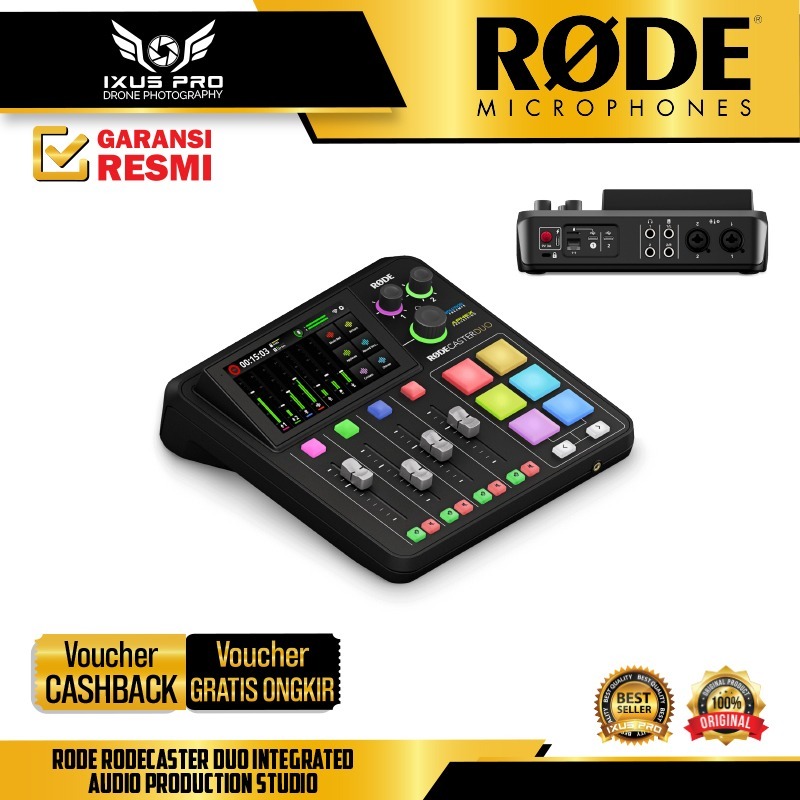 Jual RODE RODECaster Duo Integrated Audio Production Studio / Podcast ...